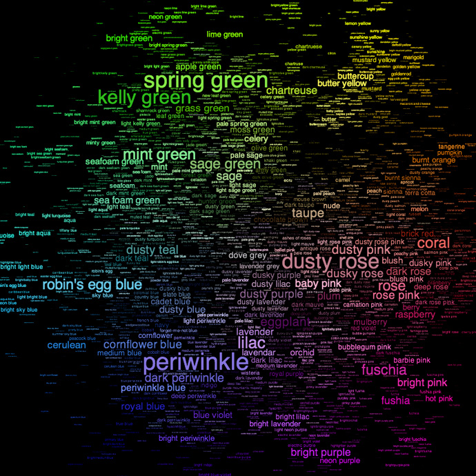 LUMINOSO’S COLOUR CLOUD | My Favourite Colour